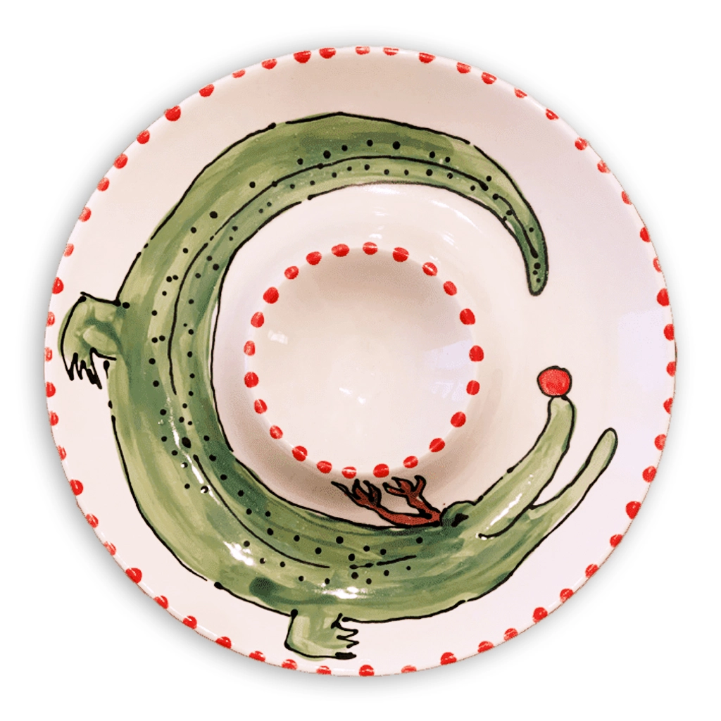 Reindeer Alligator Chip and Dip - The Old School