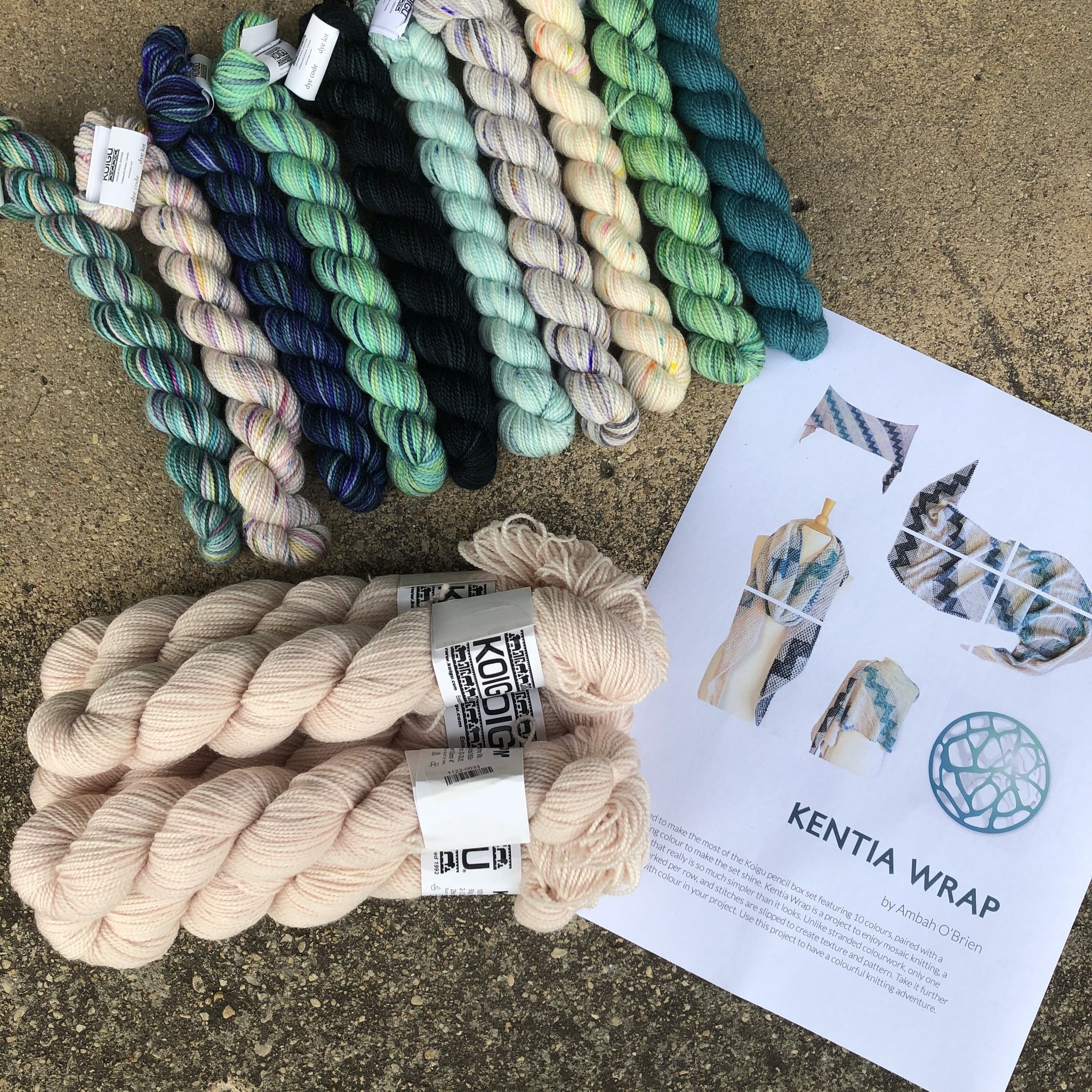 Koigu Kentia Wrap Kit - Galliano - The Tinsmith's Wife
