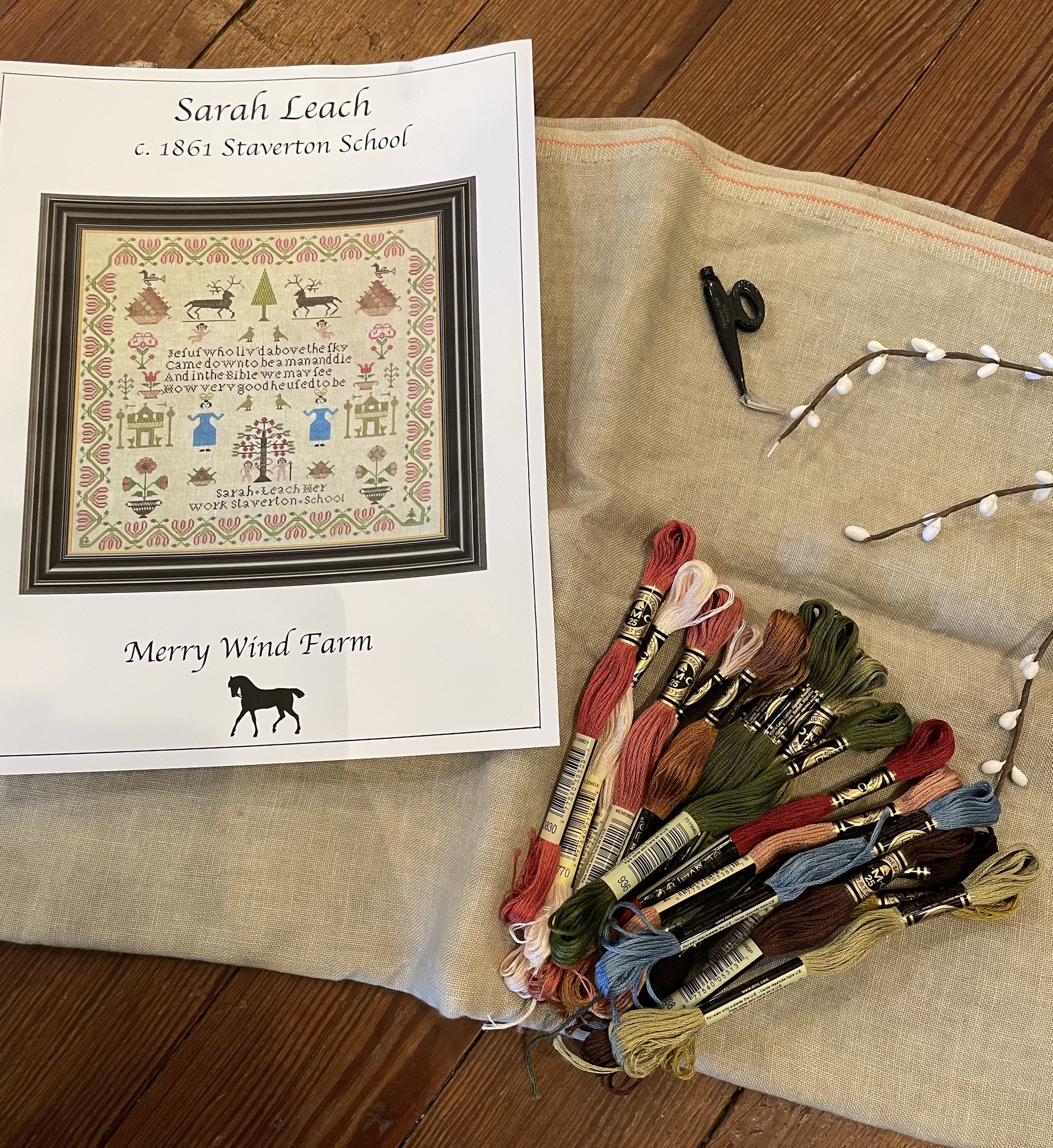 Sarah Leach, 1861 Staverton School (Merry Wind Farm) - The Tinsmith's Wife