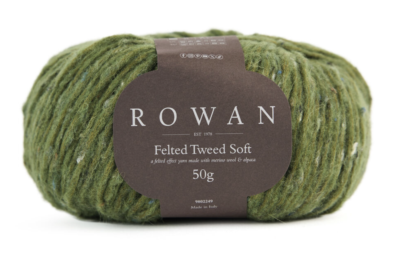 Rowan - Felted Tweed Soft 10017, Leaf - The Tinsmith's Wife