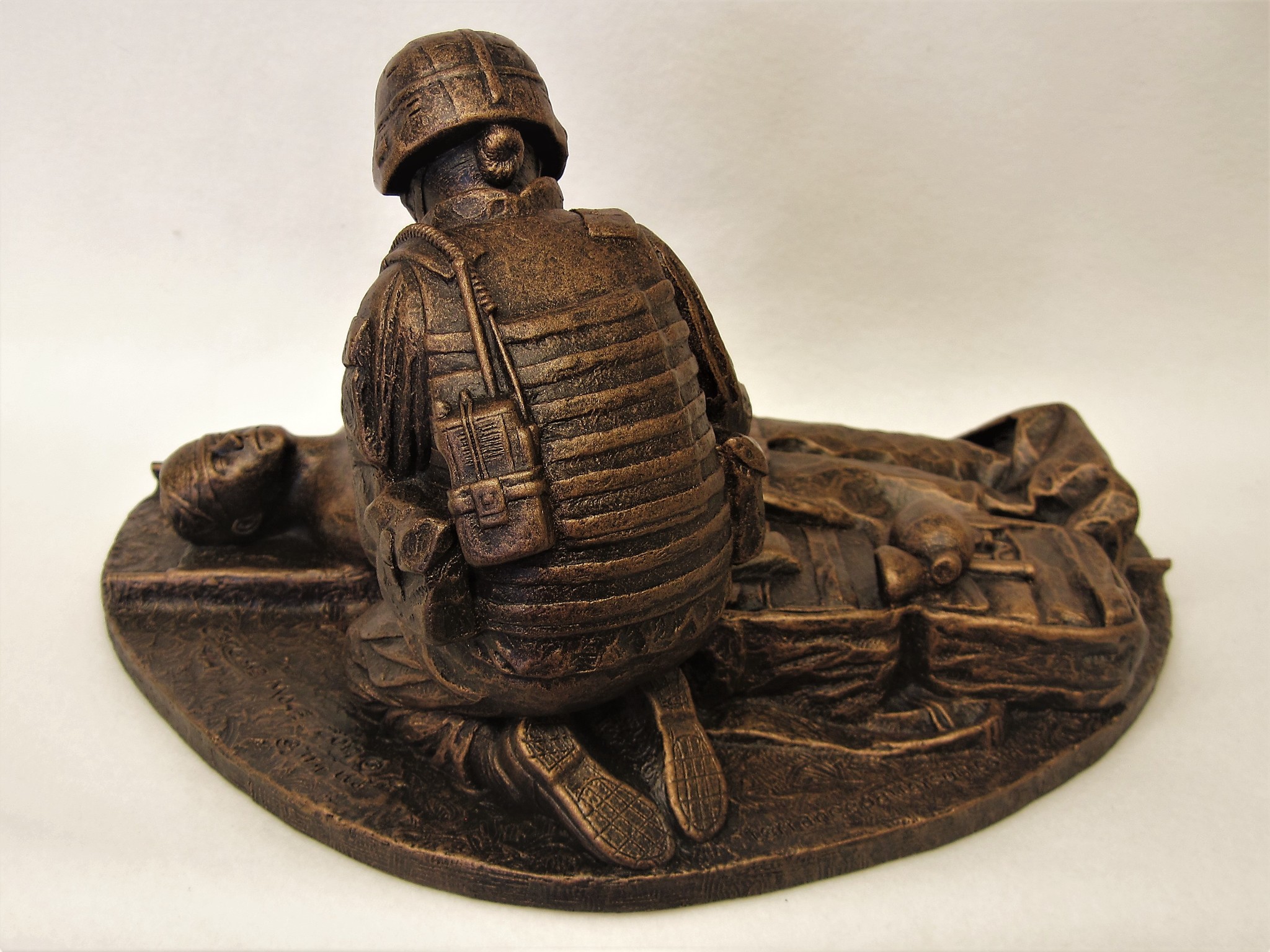 Combat Medic Statue - Recognitions - Home of Morgan House Woodprojects