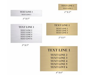 Simple Plaque Plate - Recognitions - Home of Morgan House Woodprojects