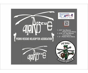 Air Rescue Decal Set - Recognitions - Home of Morgan House Woodprojects