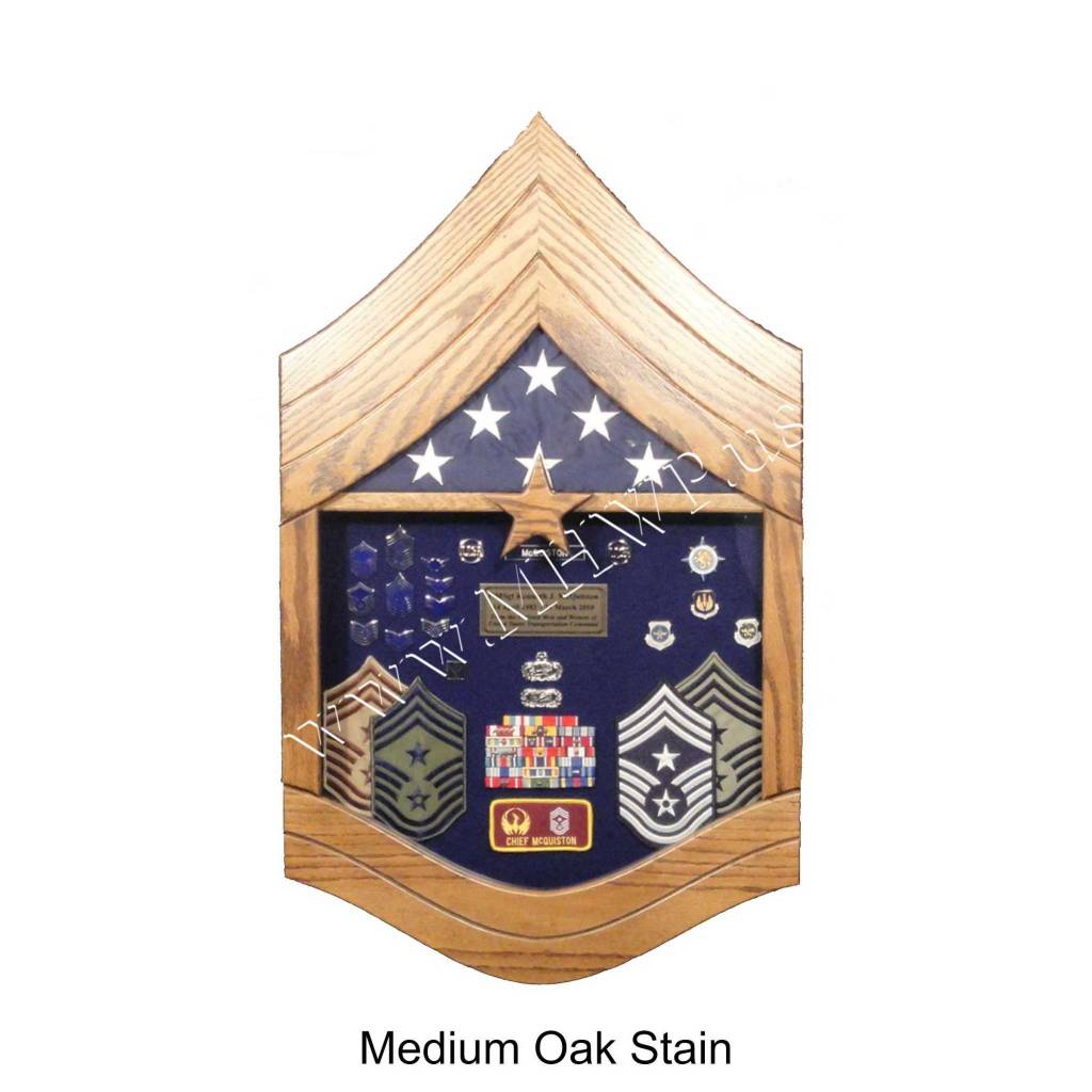 Air Force CMSgt Shadow Box - Recognitions - Home of Morgan House ...