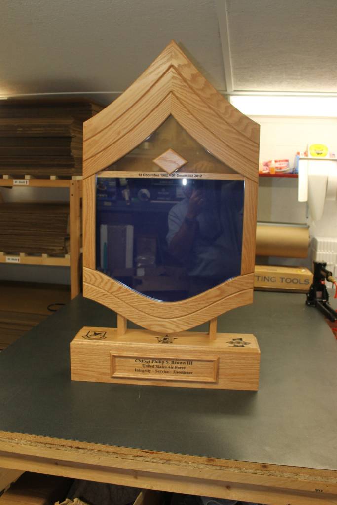 Air Force CMSgt Shadow Box - Recognitions - Home of Morgan House ...