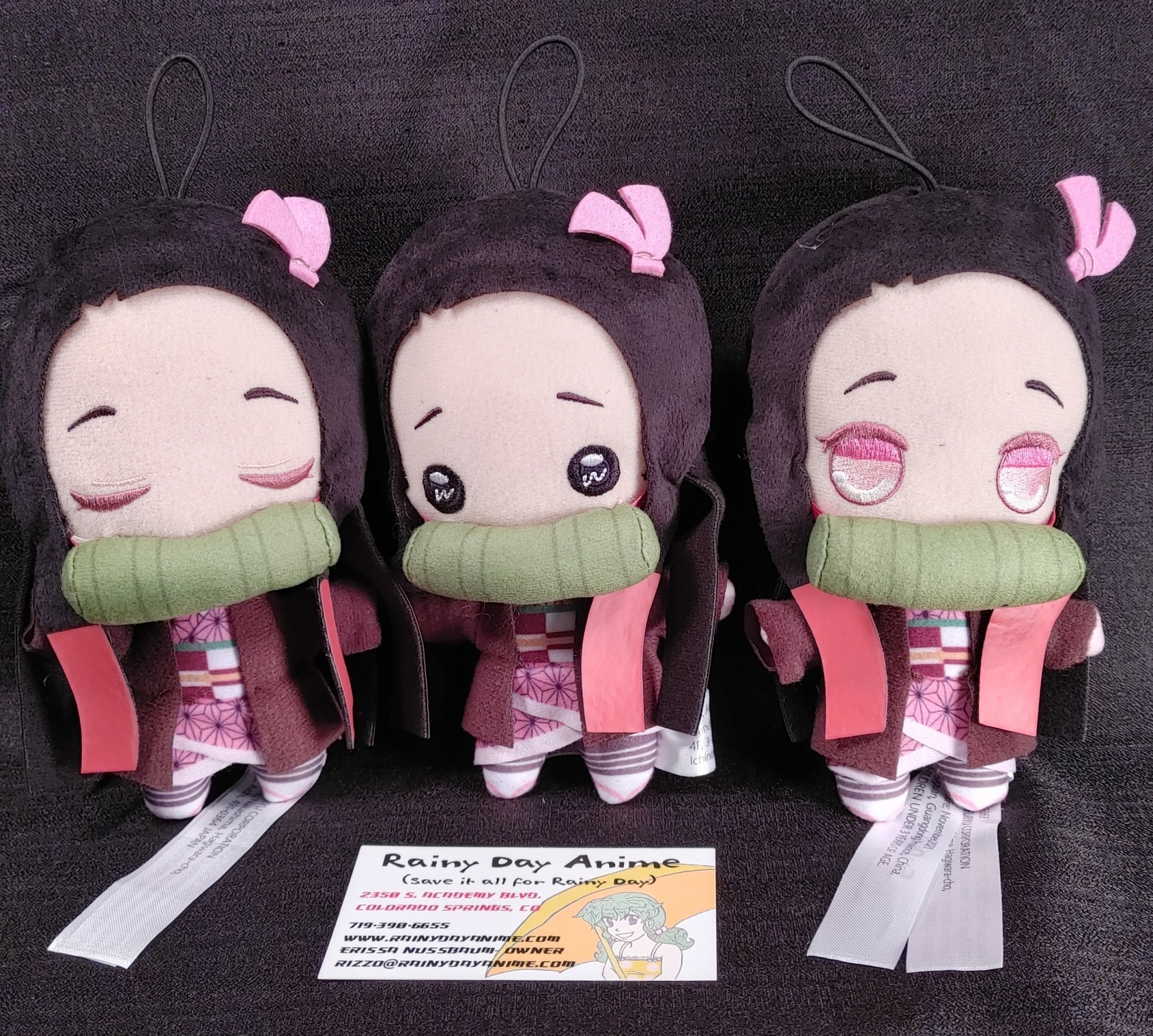 Demon Slayer Nezuko Trio FuRyu Plush Set - Rainy Day Anime