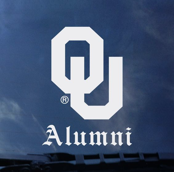 OU Alumni Old English Auto Decal 4.6"x3.5" - Balfour of Norman