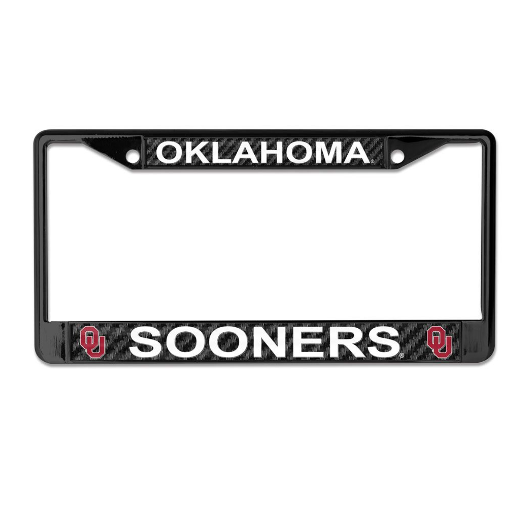 Oklahoma Sooners Carbon Fiber License Plate Frame - Balfour of Norman