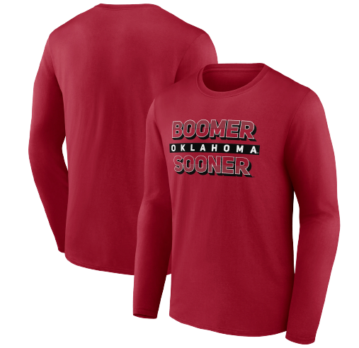 Men's Oklahoma Boomer Sooner Long-sleeve Tee - Balfour of Norman