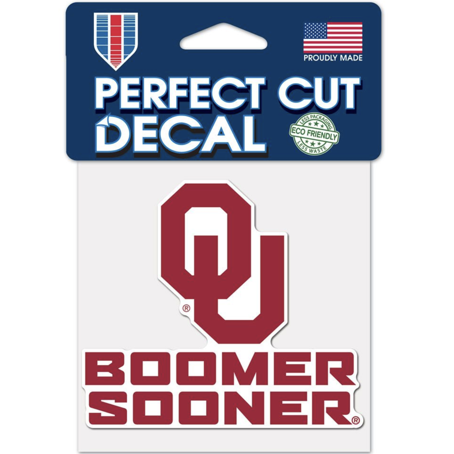 OU Boomer Sooner Auto Decal 3.25"h x 3.75"w - Balfour of Norman