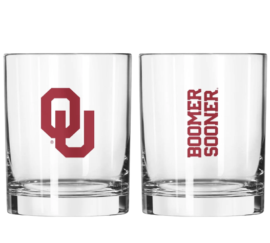 14oz OU printed Rocks Glass - Balfour of Norman