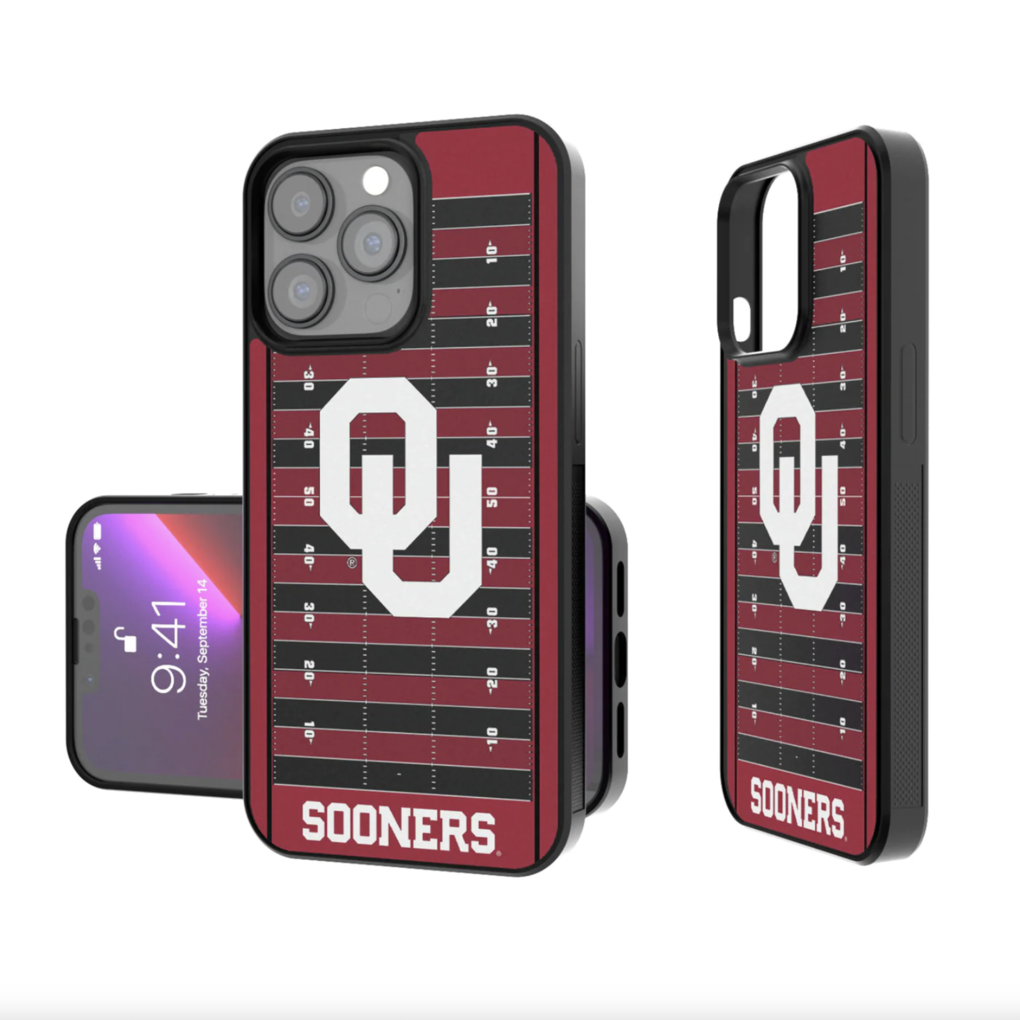 OU Football Field IPhone 14 Pro Bump Case - Balfour of Norman
