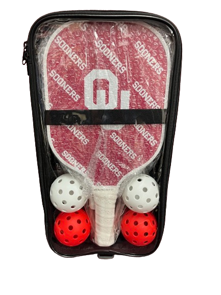 OU Pickleball Paddle Set w/ Clear Top Case - Balfour of Norman