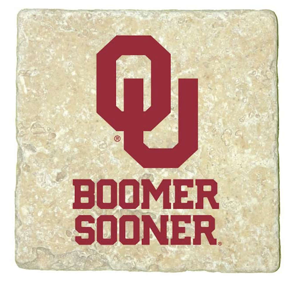 CoasterWorx OU Boomer Sooner Stone Coaster - Balfour of Norman