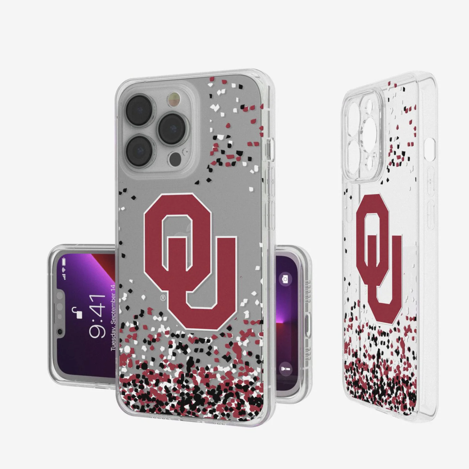OU Confettie iPhone 15 Clear Case - Balfour of Norman