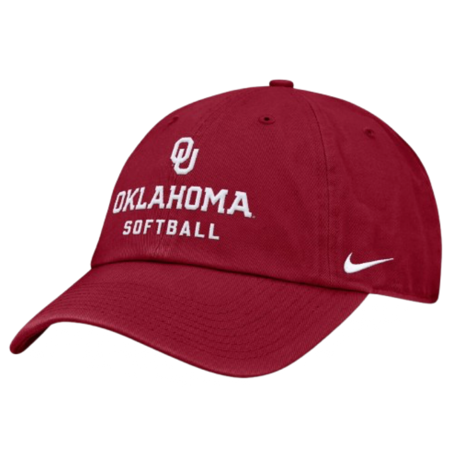 Nike Oklahoma Crimson Club Softball Cap - Balfour of Norman
