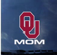 OU Mom Vertical Auto Decal 3.8"X3.5" - Balfour of Norman