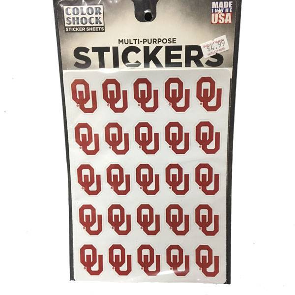 OU Multi-Purpose Sticker Sheet (25 Stickers) - Balfour of Norman