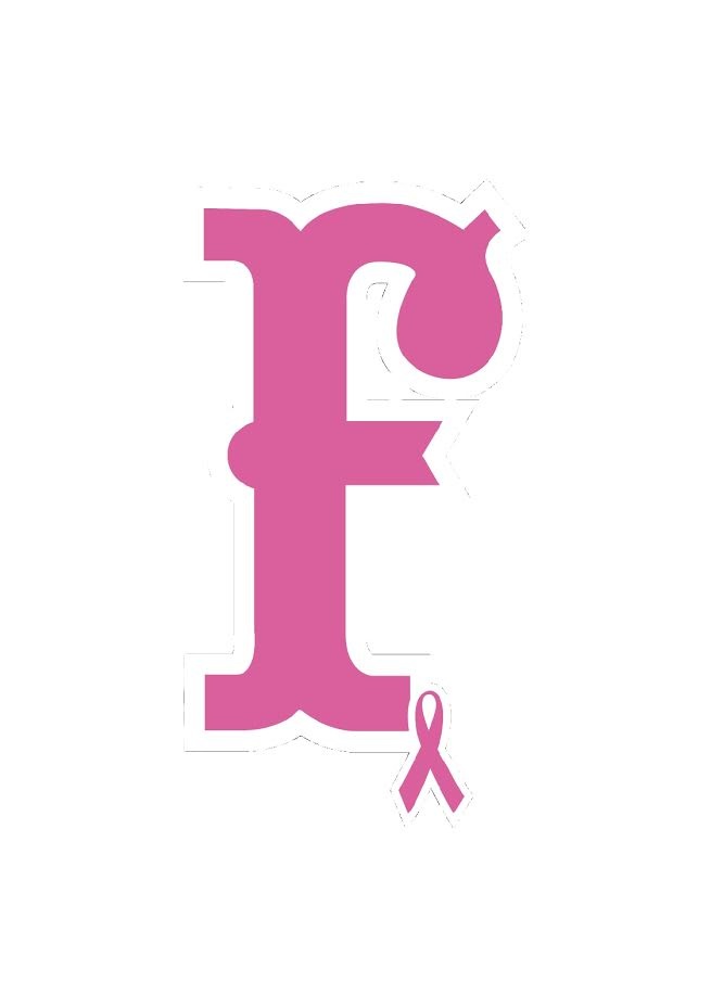 Breast Cancer 'F' Sticker - Firecracker Softball Gear