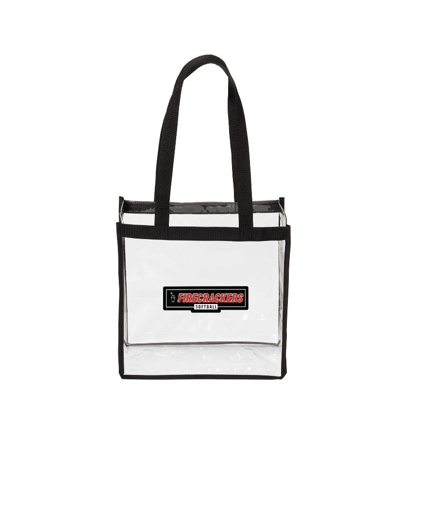 Clear Tote Bag - Firecracker Softball Gear