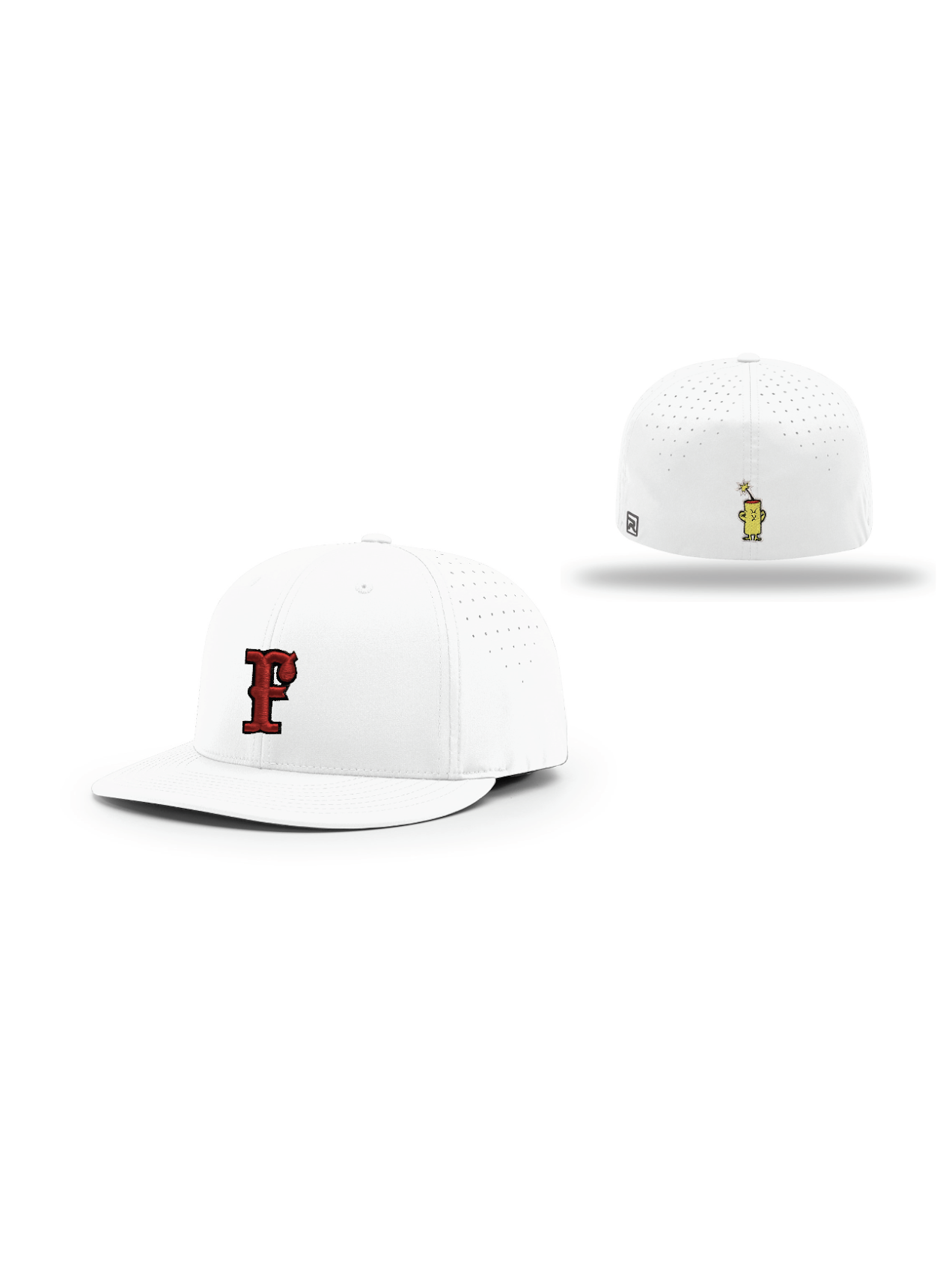 FC R-FLEX Hat (White) - Firecracker Softball Gear