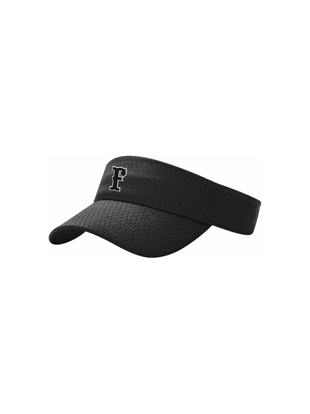 Mesh Visor Black/White - Firecracker Softball Gear