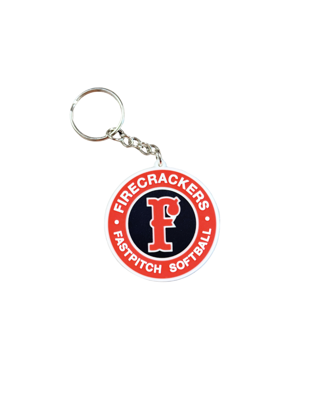 Firecracker Round Key Chain - Firecracker Softball Gear