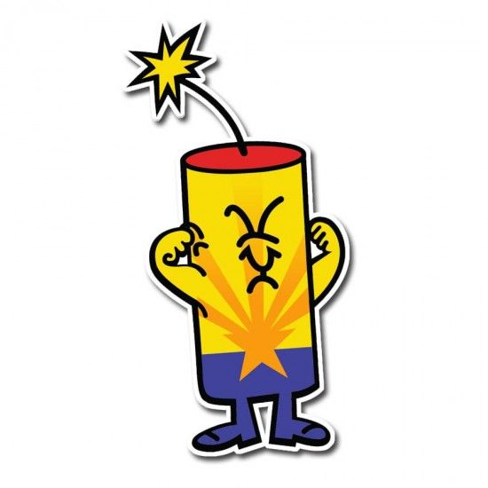 FC Dude Decal- ARIZONA - Firecracker Softball Gear