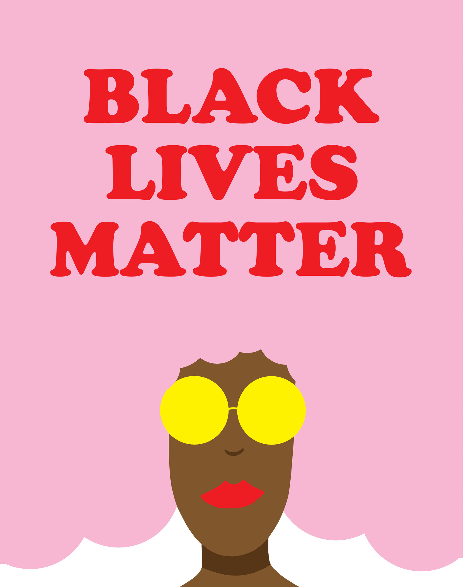 Copy of Protest Posters BLM - yellow - Awesome Brooklyn