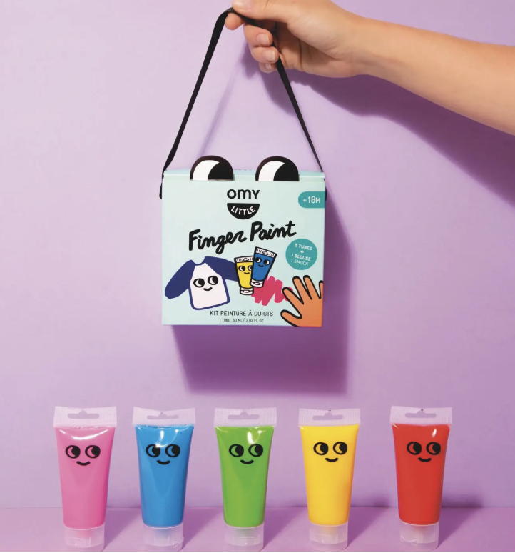 Finger Paints - Art Kit with Shirt - Awesome Brooklyn