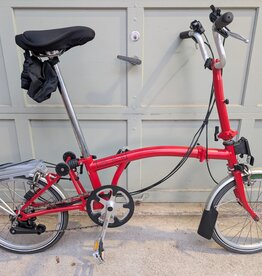 Brompton M6R, red, 2009, consignment - BikePartners Folding Brompton M6R, red, 2009, consignment - BikePartners Folding