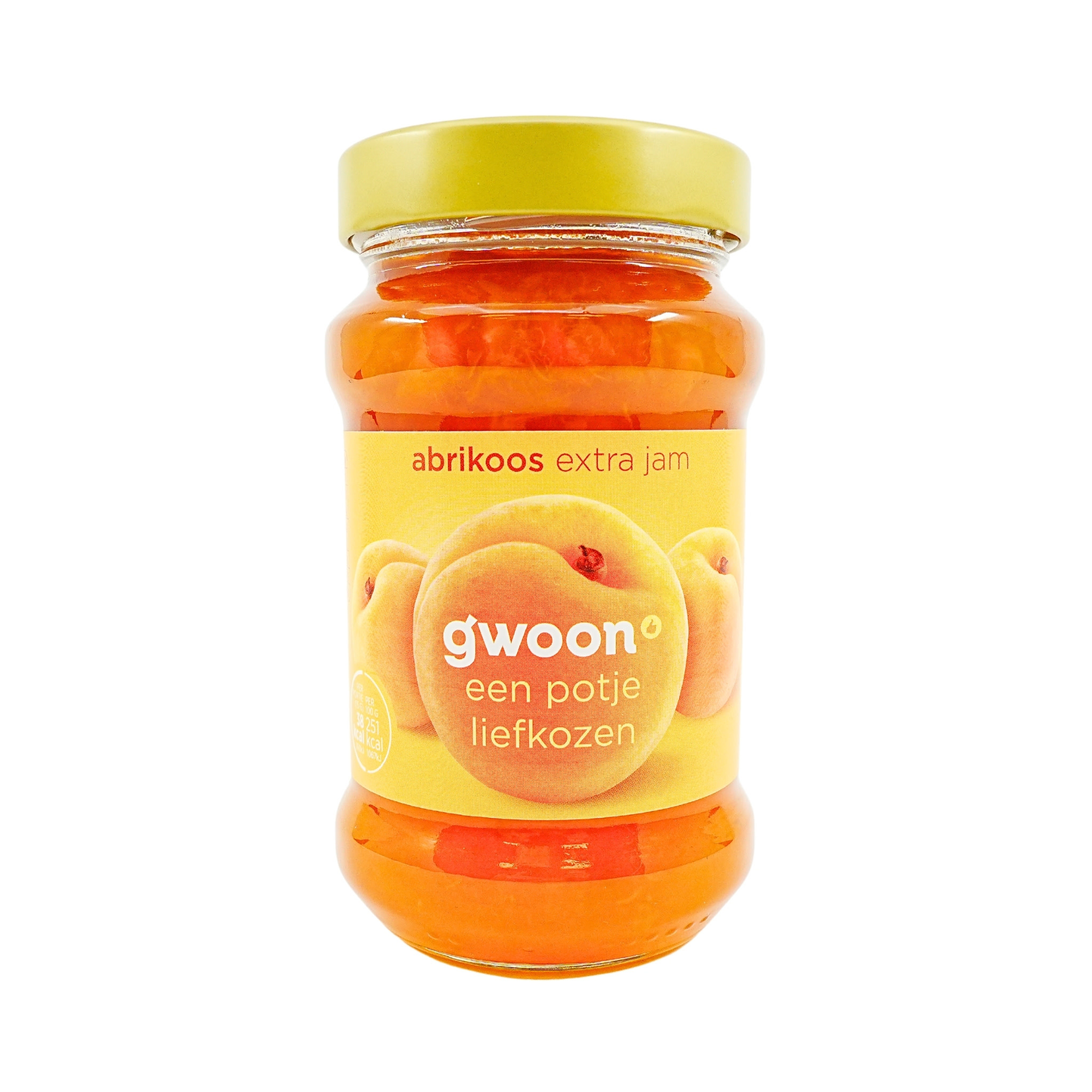 Gwoon Apricot Jam 15.8 Ounce Jar - Peters Gourmet Market