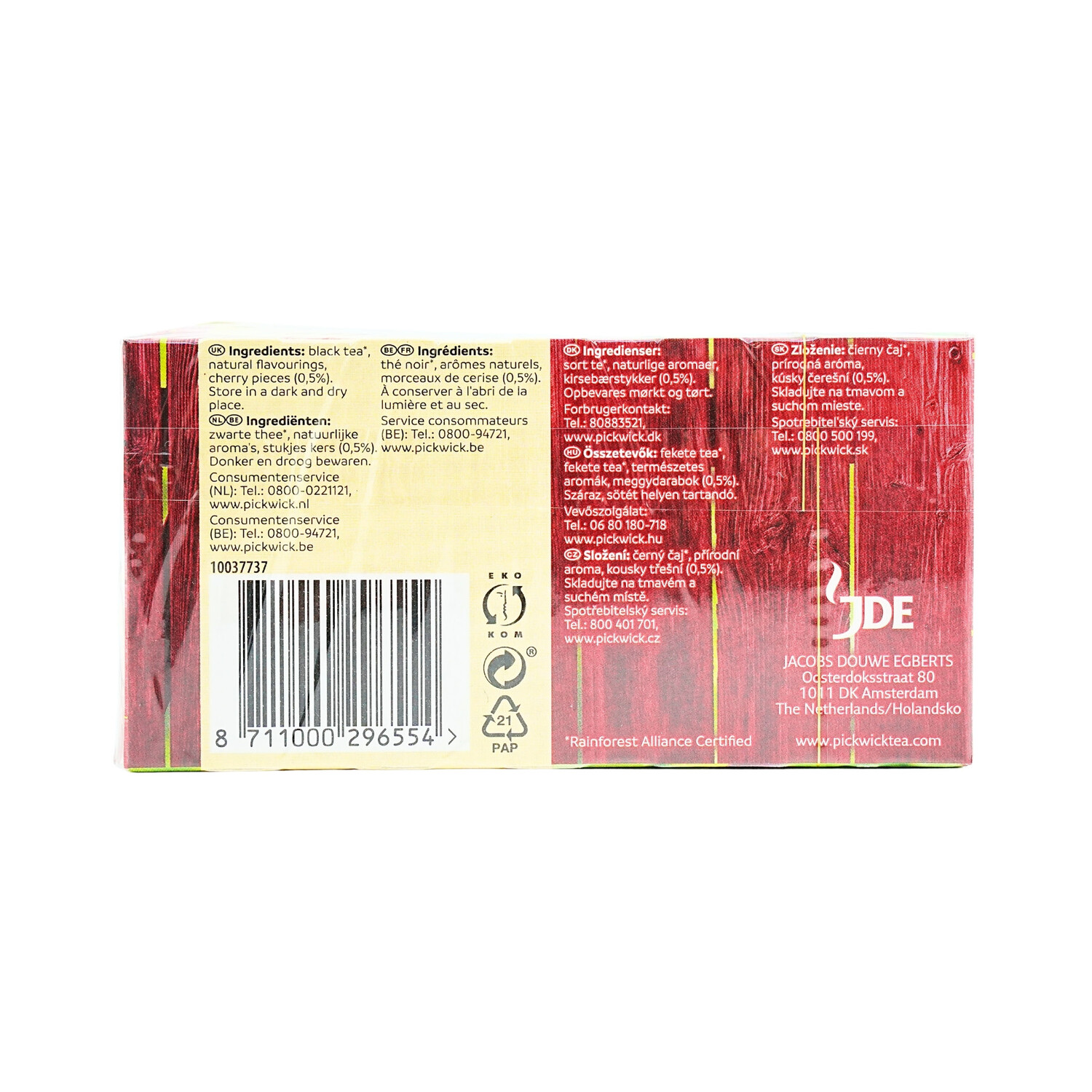 Pickwick Cherry Tea 20 ct 2 gram bags - Peters Gourmet Market