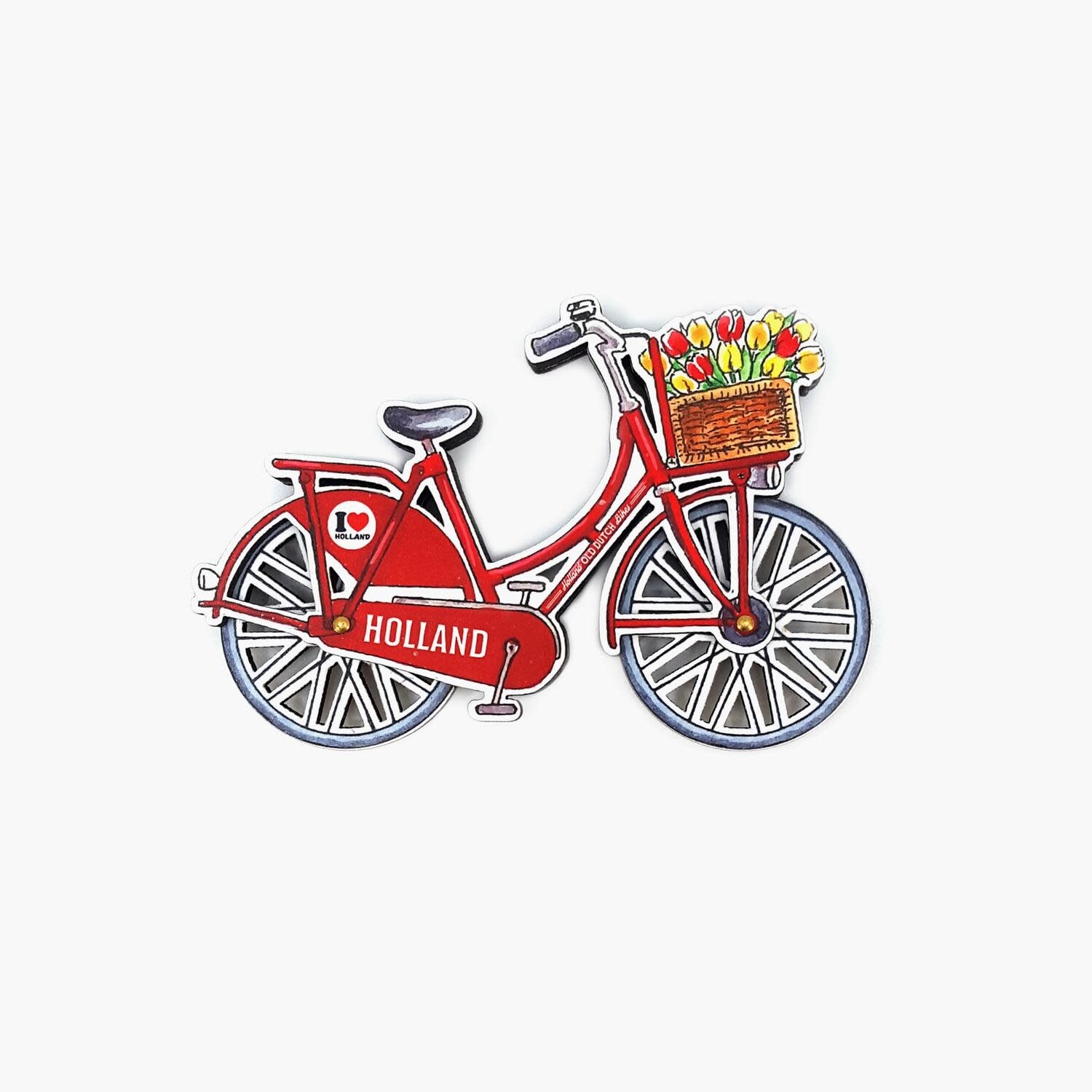 Holland Bike Magnet w/ Spinning Wheels - Peters Gourmet Market