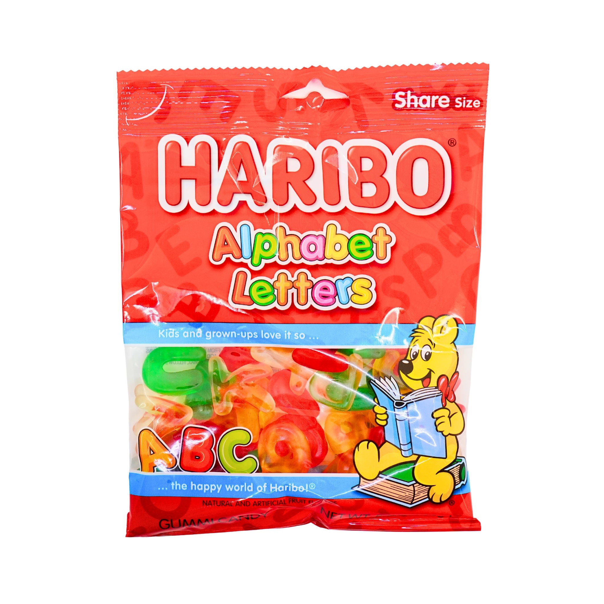 Haribo Alphabet Letters 5oz Bag 12/cs - Peters Gourmet Market