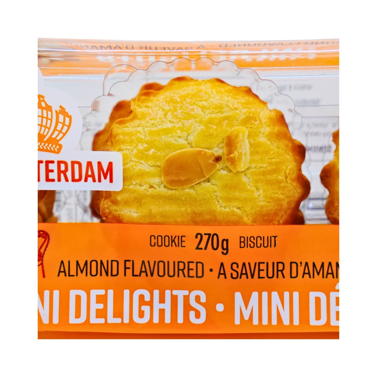Cafe Amsterdam Mini Almond Rounds 9ct 270 gram - Peters Gourmet Market