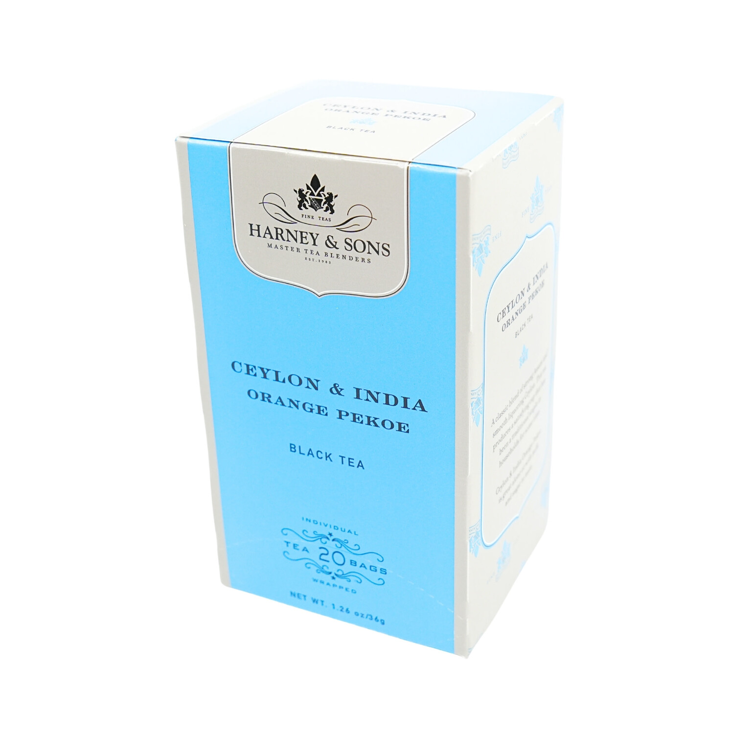 Harney And Sons Tea Logo Chocolate Mint, HT Tin Of 20 Sachets