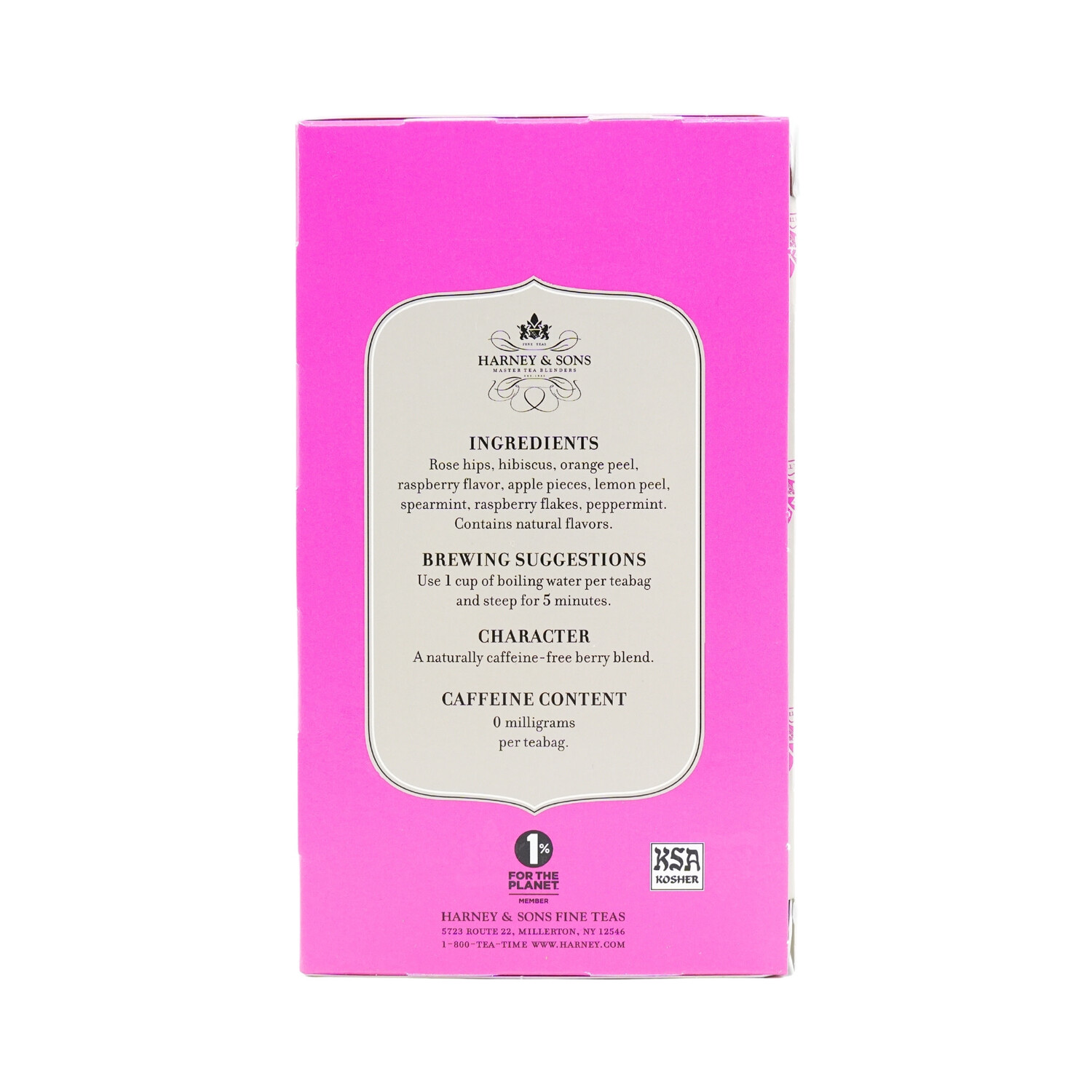 Harney & Sons Premium Red Raspberry Tea 20 Ct Box - Peters Gourmet Market
