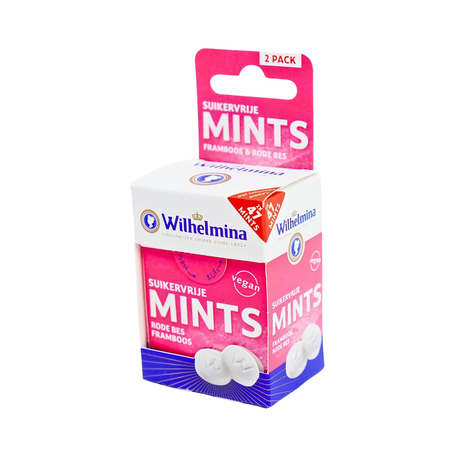 Wilhelmina Sugar Free Raspberry & Red Currant Candies 60 gr 2 pack ...