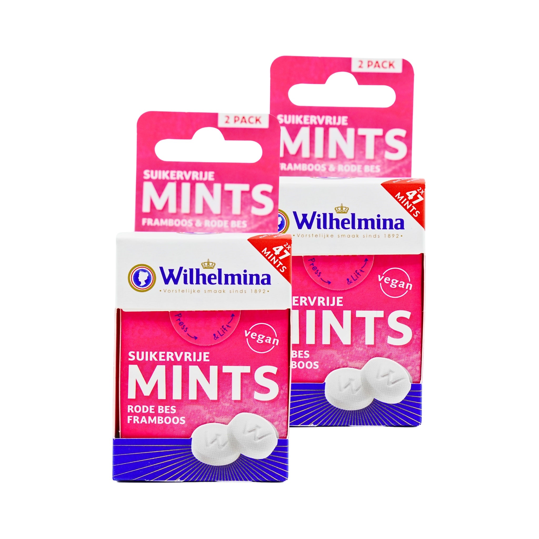 Wilhelmina Sugar Free Raspberry & Red Currant Candies 60 gr 2 pack ...