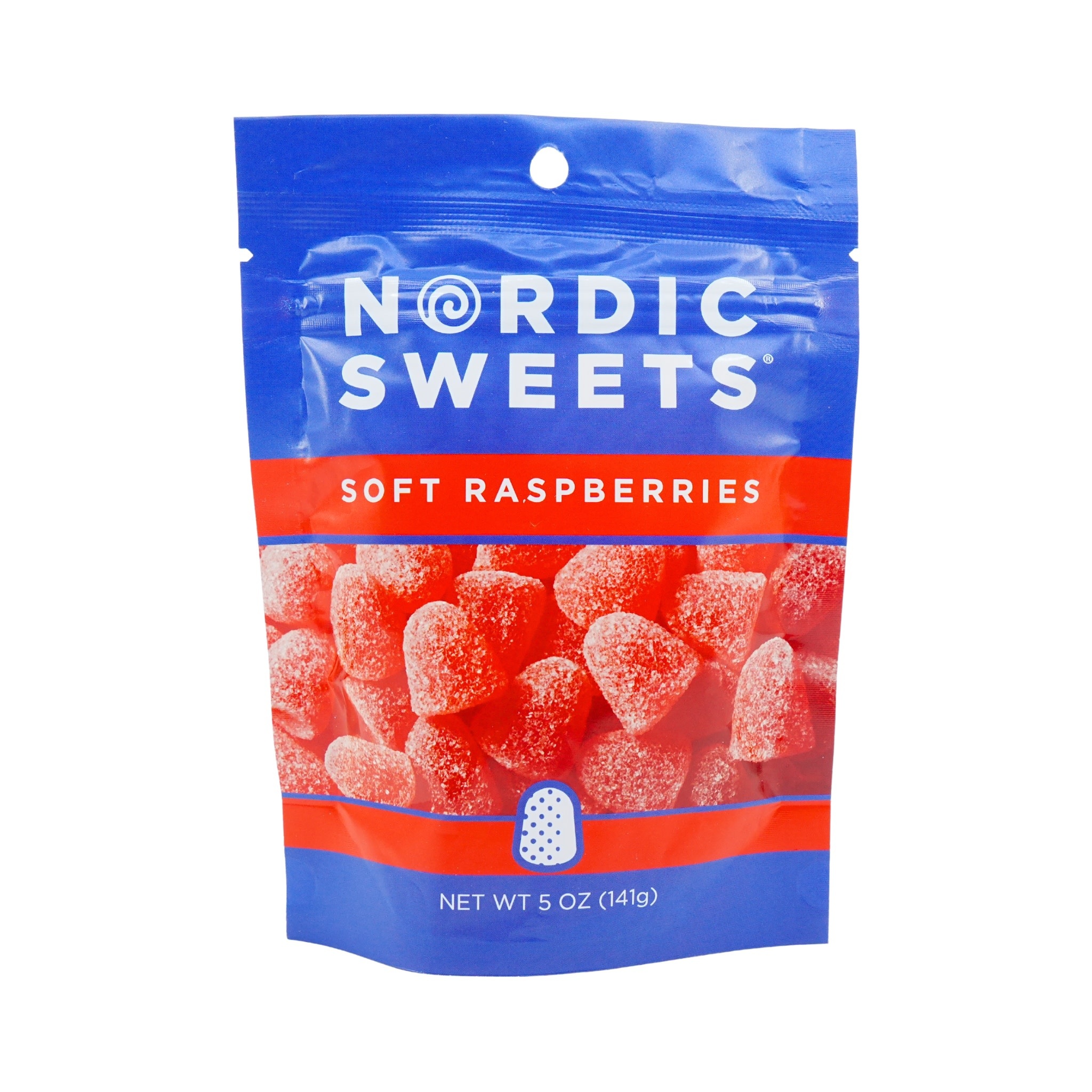 Nordic Sweets Raspberries Pouch 5 oz - Peters Gourmet Market