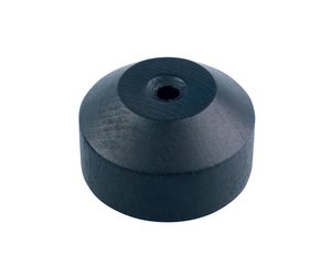 1-hole Table Stand - Black Painted Wood - Kengla Flag Co