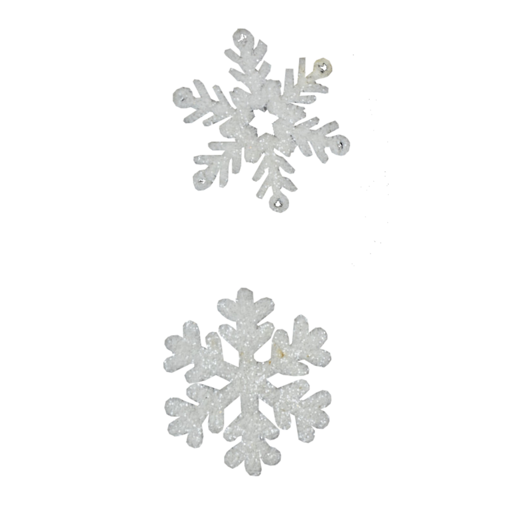 Ornement flocon blanc 5 po ( 2ass.) - Signé Garneau