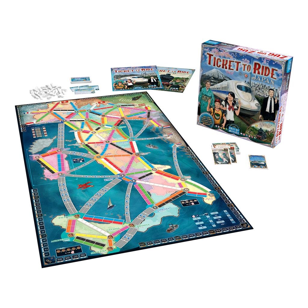 Ticket To Ride: Map Collection V7 - Japan and Italy - Cape Fear Games