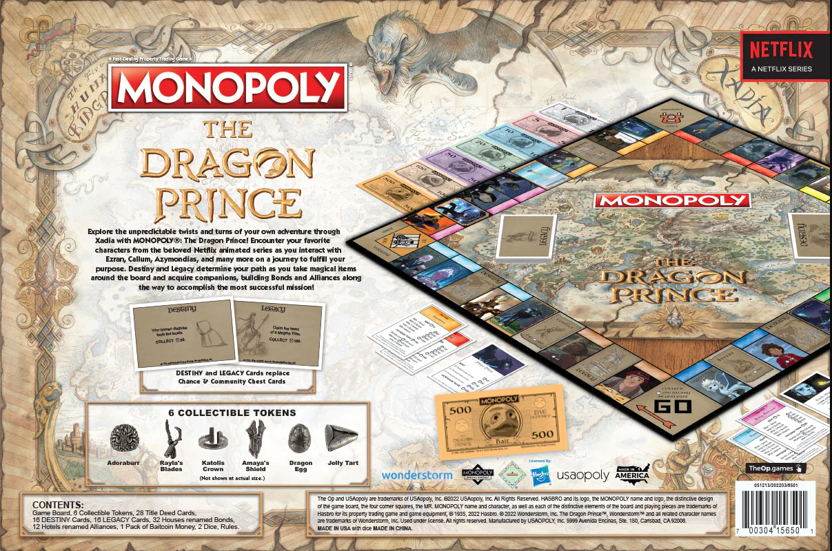 Monopoly Dragon Prince - Cape Fear Games