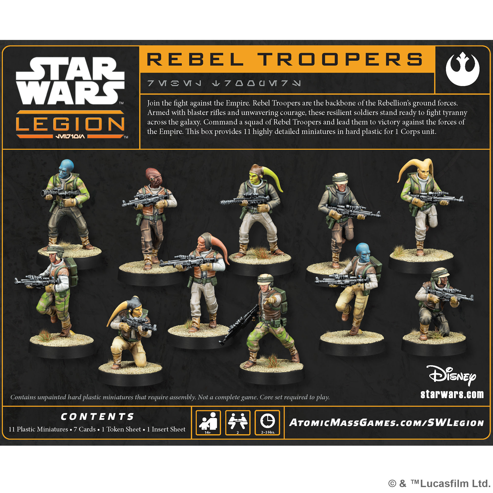 Star Wars: Legion - Rebel Troopers - Cape Fear Games