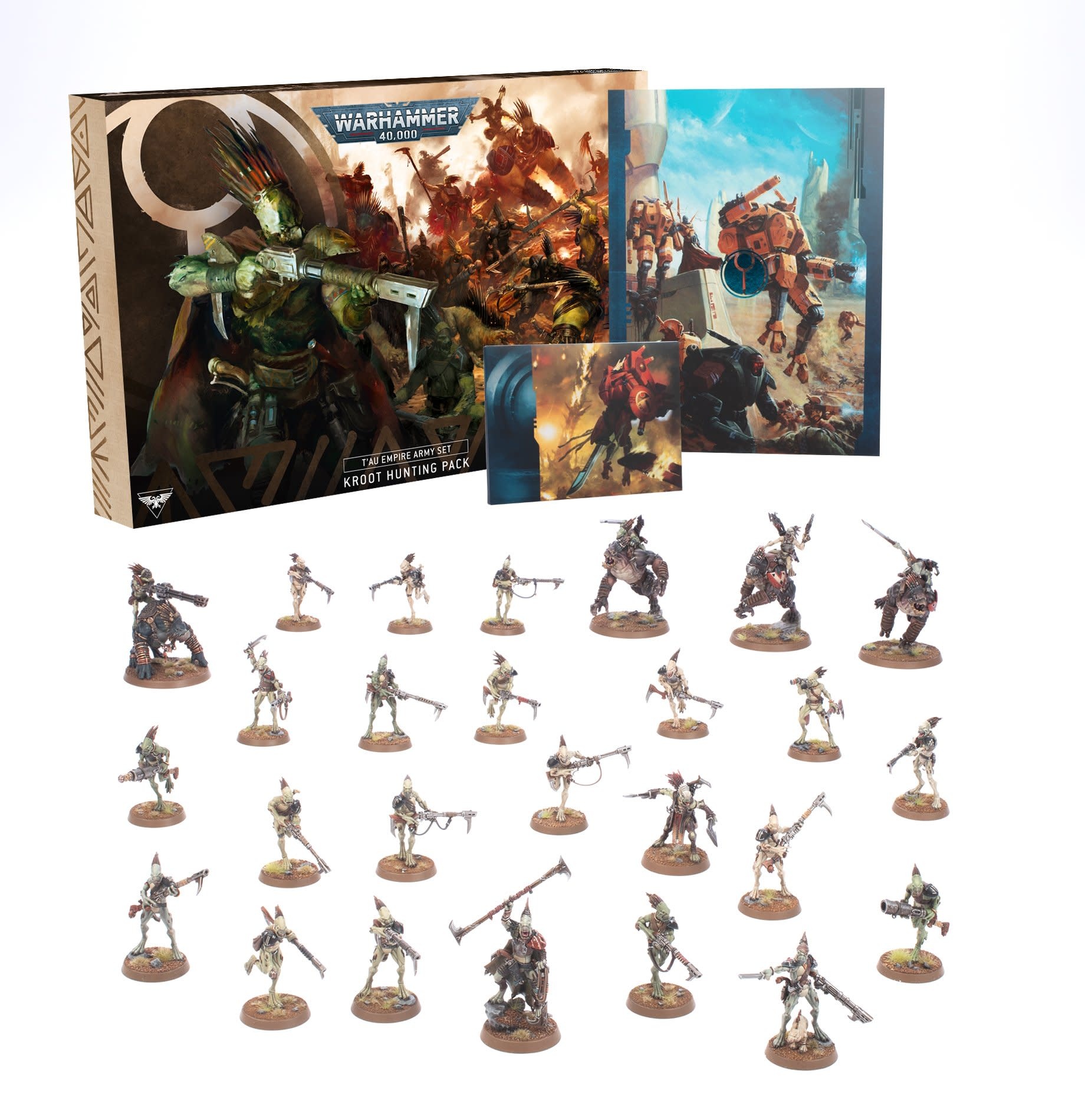 T'au Empire: Kroot Hunting Pack Army Set - Cape Fear Games