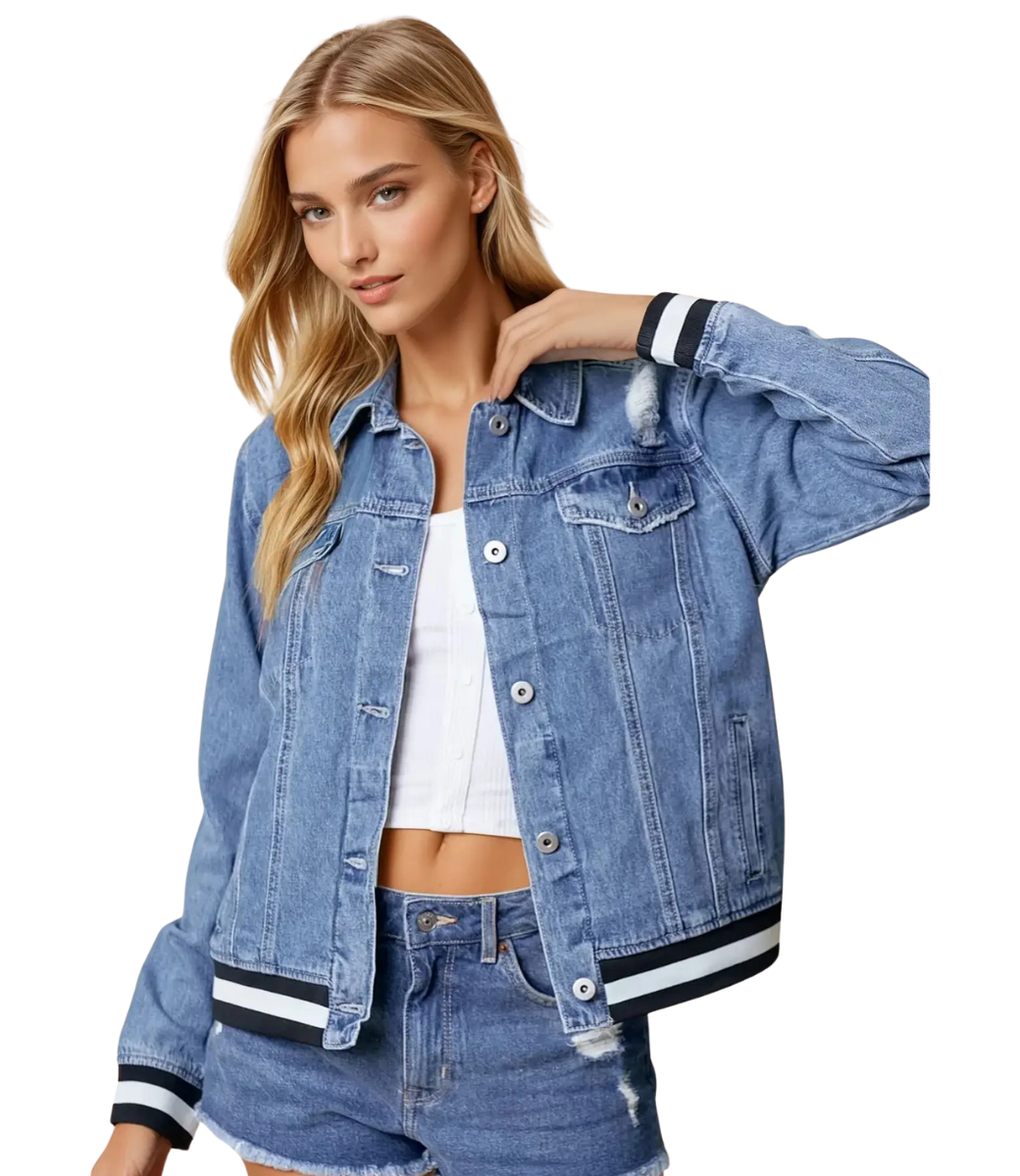 Doe & Rae 'A League of Their Own' Jacket - Bellē Up Boutique