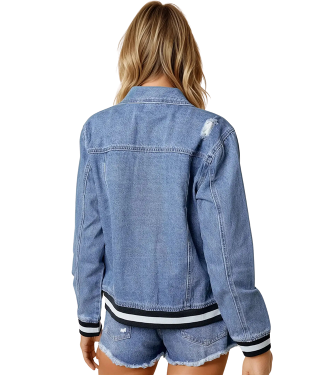 Doe & Rae 'A League of Their Own' Jacket - Bellē Up Boutique