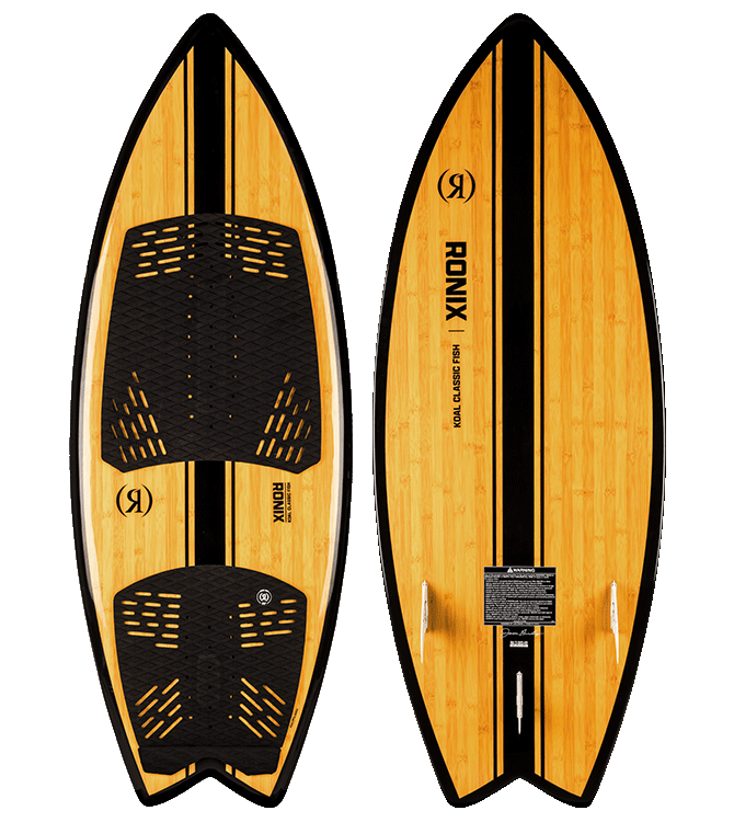 Koal Classic Fish Glossy Black / Bamboo - Attridge Ski & Board